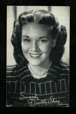 Movie / TV Star Cinema Vintage postcard Dorothy Shay actress | eBay