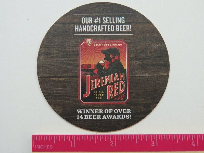 Collectible Beer Coaster ~ BJ's Brewhouse Jeremiah Red Ale ~ Winner of ...