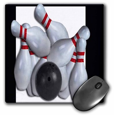 3dRose Bowling Ball and Pins MousePad | eBay