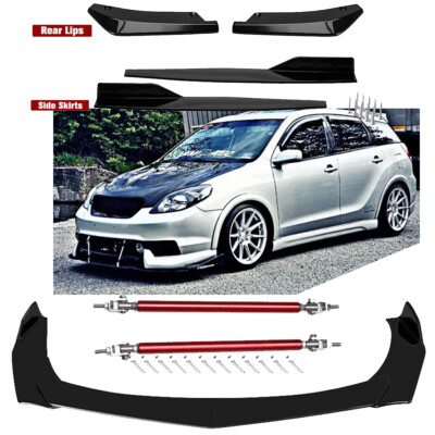 For Toyota Matrix Front &Rear Bumper Spoiler Splitter Lip Side Skirt ...