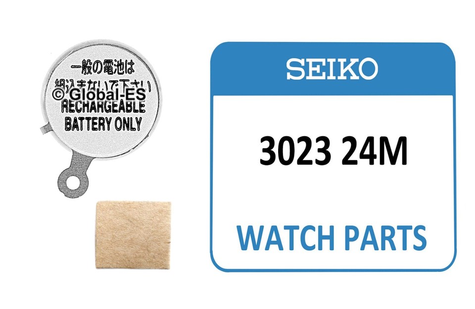 Seiko MT920 3023 24M Capacitor Watch Battery: 7B22 24 25 26 7B32 7B37 ...