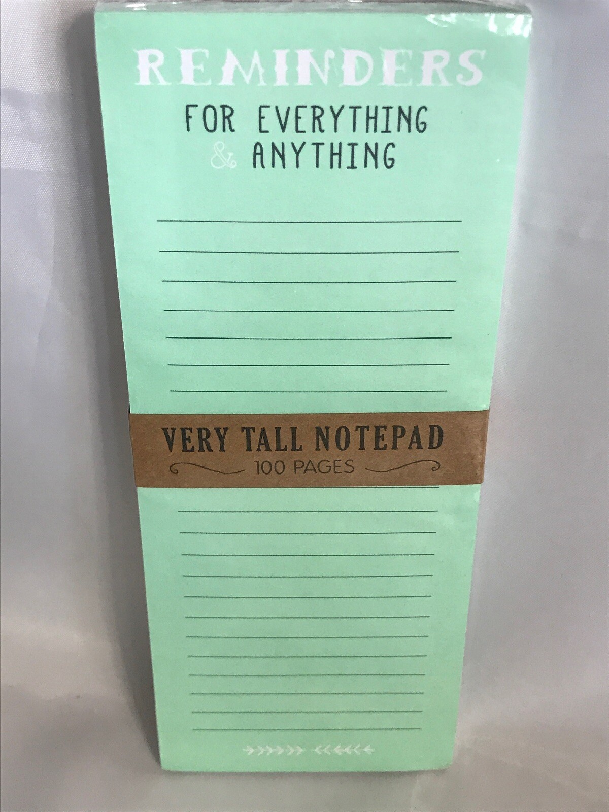 Eccolo Very Tall Magnetic Notepad, 100 Lined Pages, Mint (ST452H) | eBay