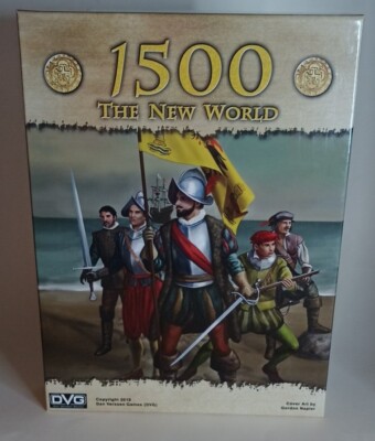 1500 The New World Board Game - Excellent, DVG, Dan Verssen, Gordon ...