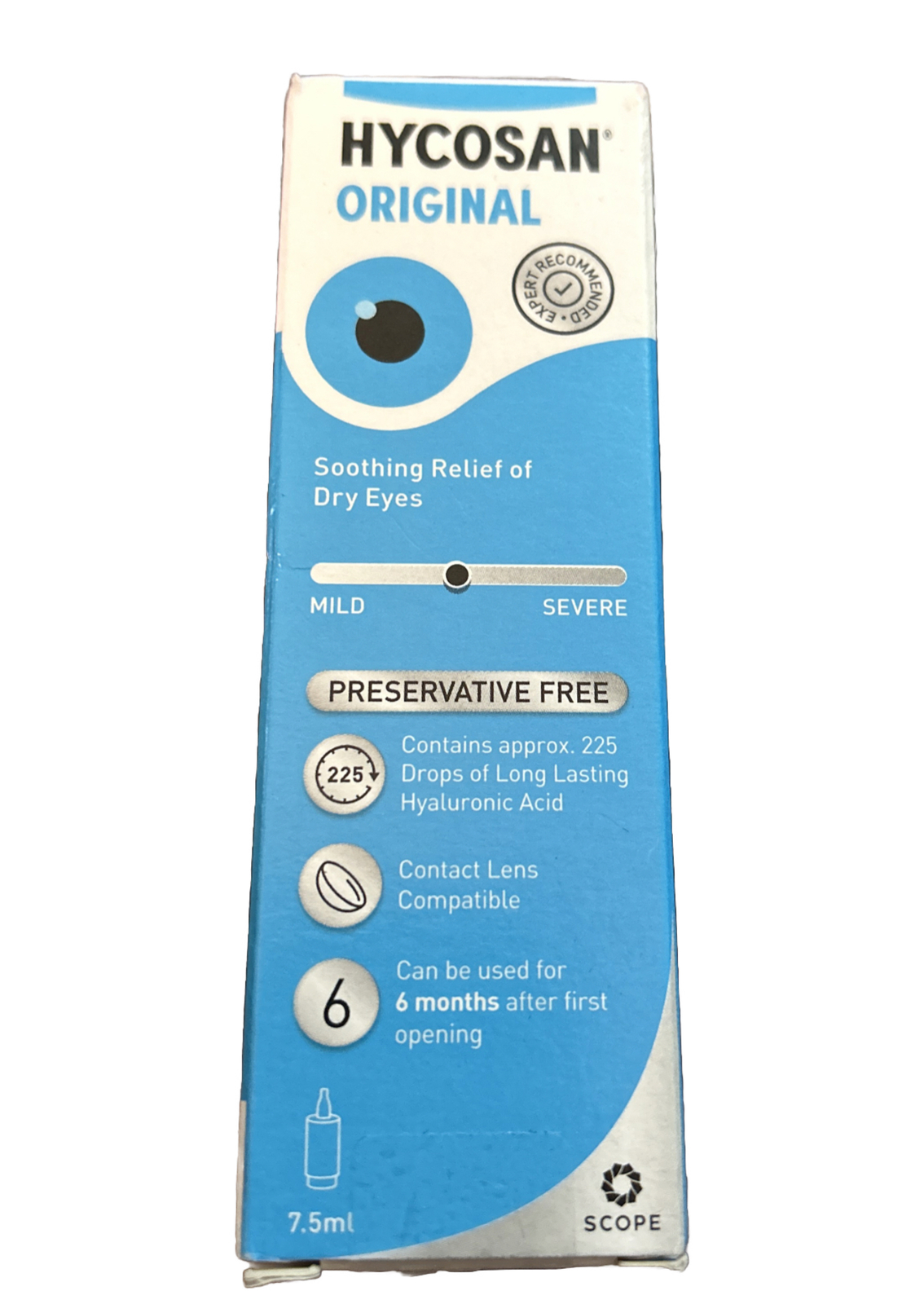Hycosan Original Eye Care Drops (Blue) 7.5ml New (243) 2025 Expiry ...