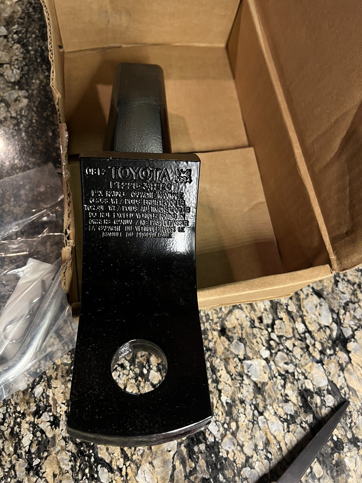 OEM Toyota Tundra Tow Hitch Ball Mount 12,000lb (PT228-34220) – Genuine ...