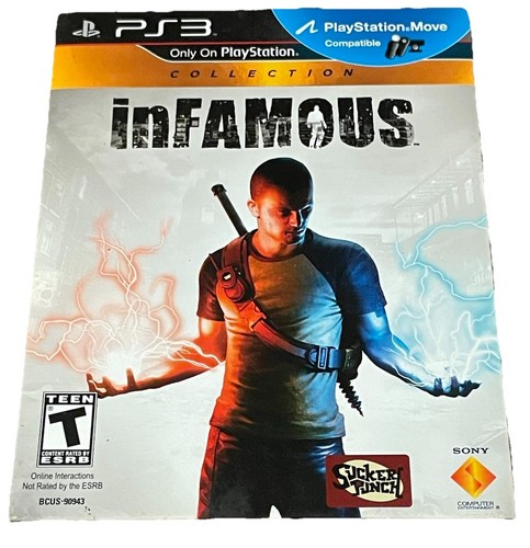 Infamous 1 Collection (Playstation 3, PS3) Game Tested Clean Cardboard ...