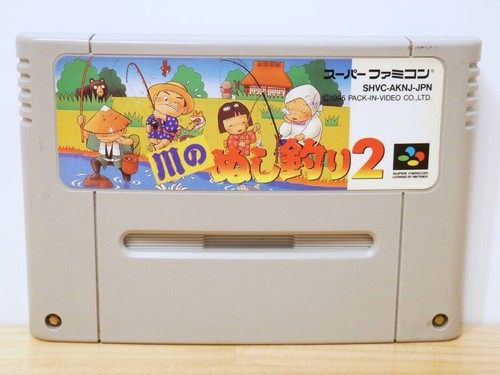 Super Famicom Riverside Fishing 2 Japan JF SFC Classic Video Game Japan ...
