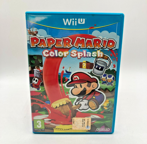 Paper Mario Color Splash Nintendo Wii U PAL ITA Used Complete Game | eBay