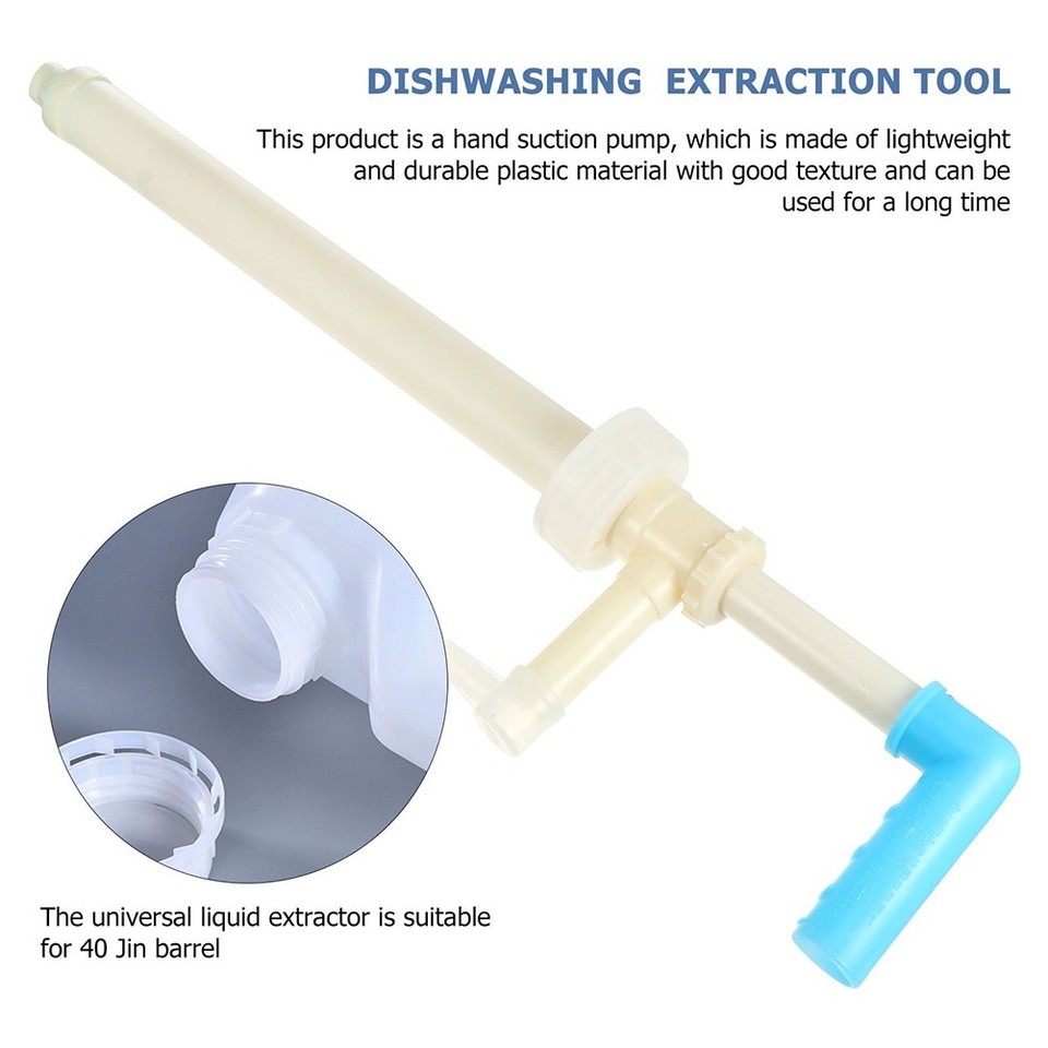 2pcs Hand Oil Pump Portable Transfer Hand-Operated Liquid Sucker Pump ...