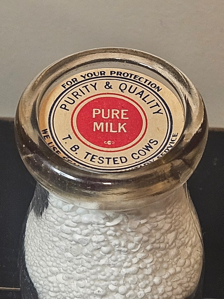 RARE Michaud's Dairy Milk Bottle South Berwick Maine York County ME ...