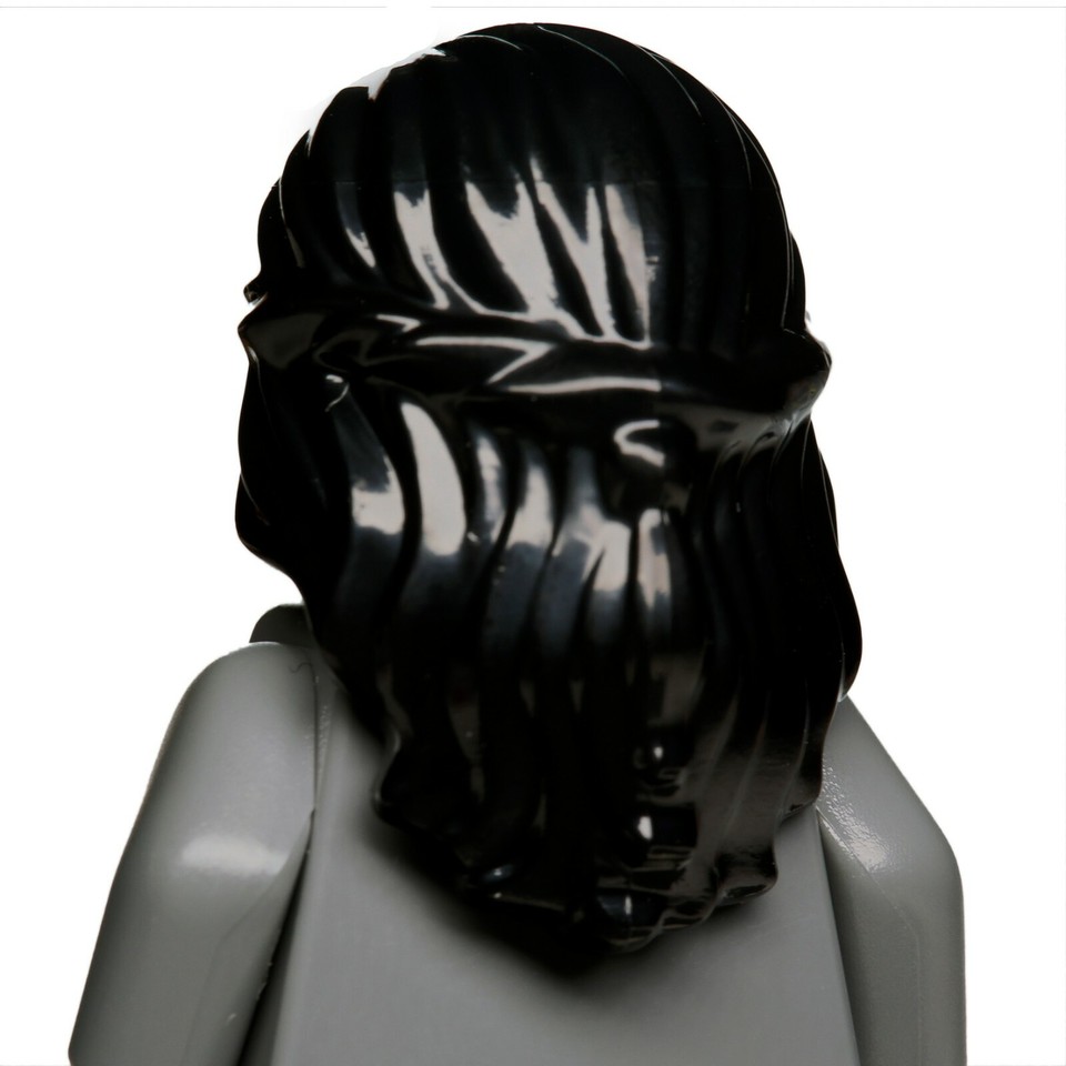 NEW LEGO - Figure Hair - Female - Mid Length w/ Braid Black x1 - | eBay