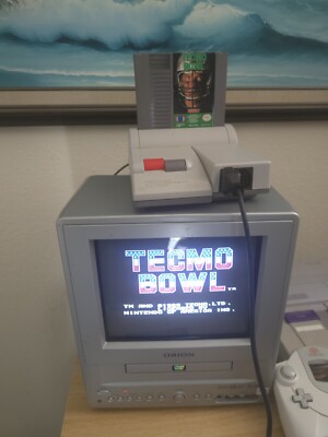 Tecmo Bowl Nintendo Entertainment System NES Tested Rough Condition | eBay