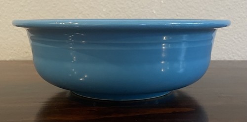 FIESTA Large Serving Bowl PEACOCK BLUE 1 QUART Fiestaware 8.25” | eBay