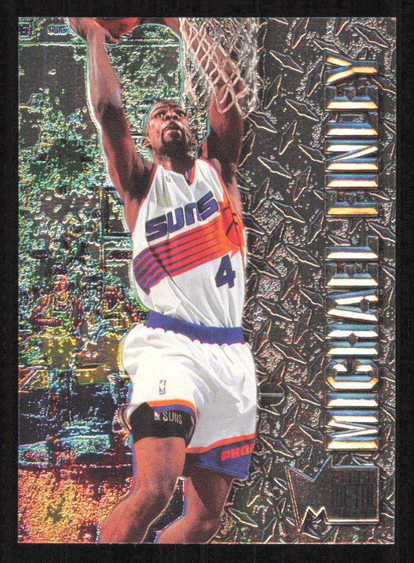 1996 Fleer Metal MICHAEL FINLEY Basketball card #76 PHOENIX SUNS ...