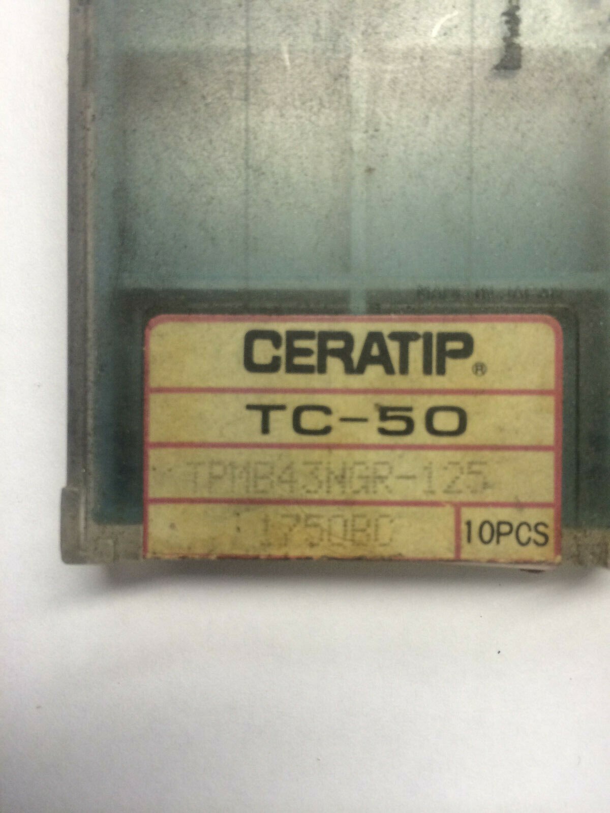 1 CERADEX HOLDER WITH 3 NEW CERATIP GROOVING INSERTS TC-50 | eBay