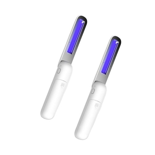 2Pcs 3W Portable Handheld Ultraviolet UV-C Tube Folding Light ...