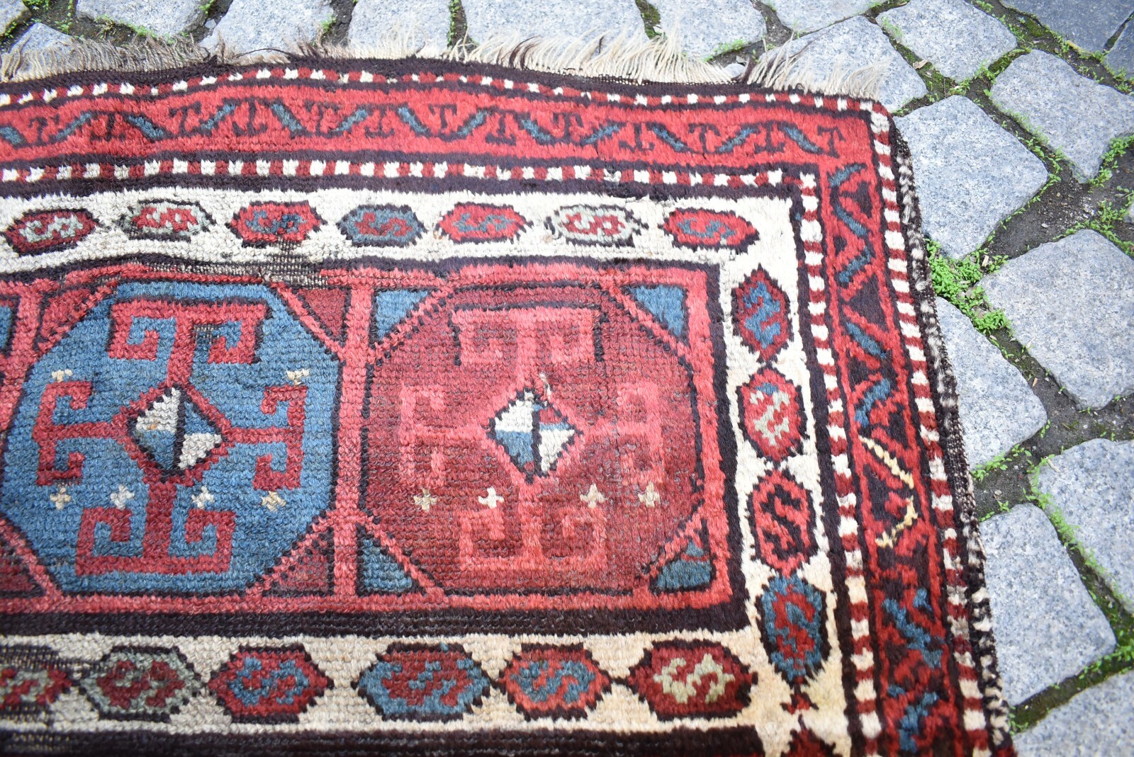 Marvelous Antique Fragment Rug Collecttor's Piece East Anatolian ...