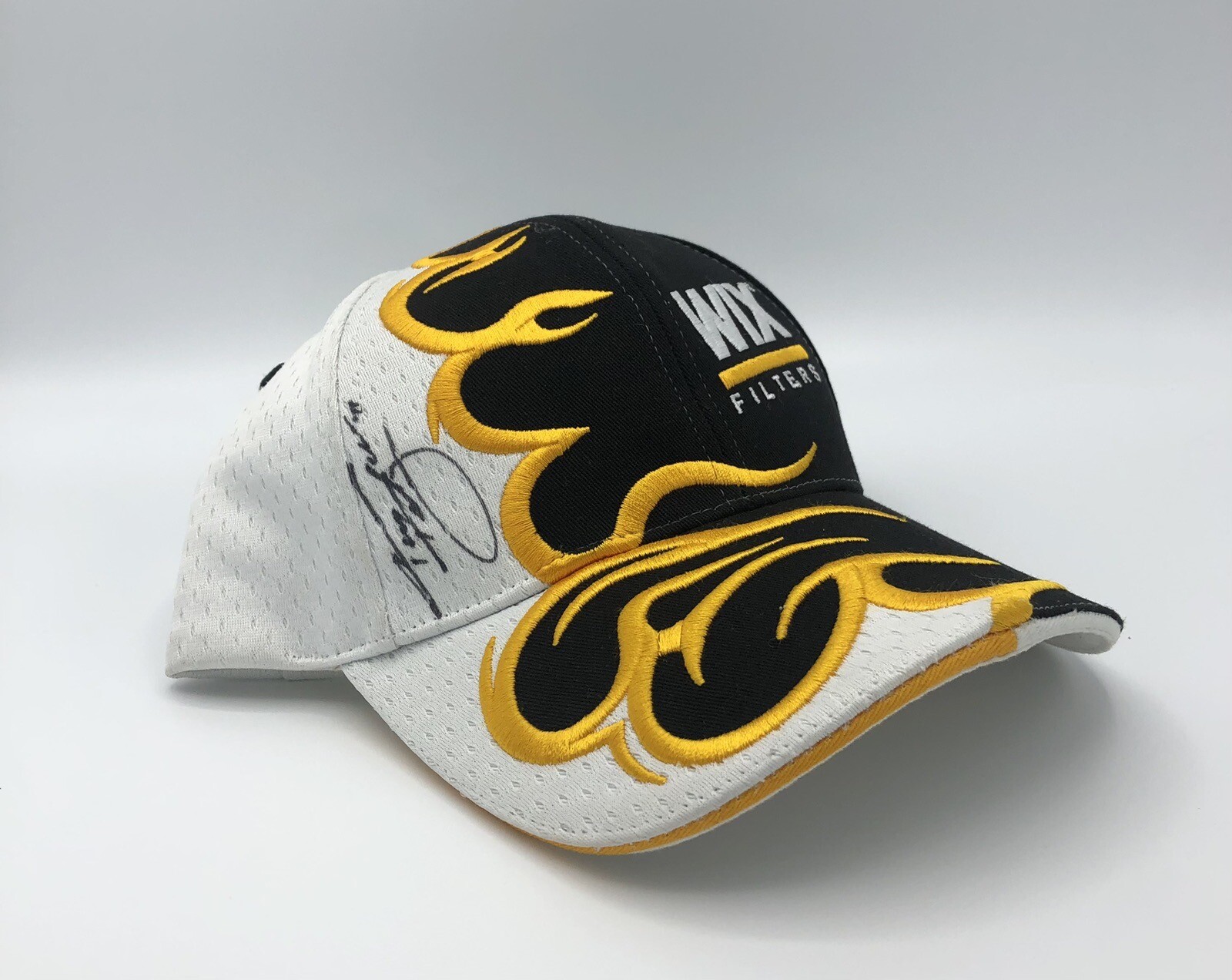 Signed Wix Filters Racing Nascar Embroidered Cap Hat … - Gem