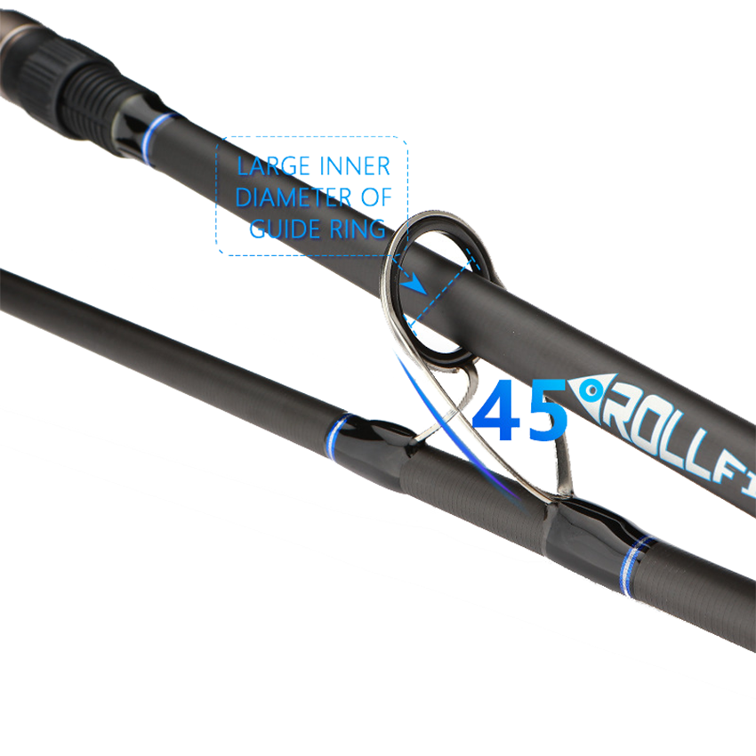 Surf Spinning Rod 12ft 13ft 14ft Saltwater Travel Carbon Pole Carp ...