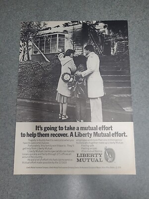 Liberty Mutual Insurance Print Ad 1979 8x11 Wall Art | eBay