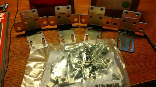 Rittal 8800430 BAYING BRACKET 8 HOLE 2 SLOT STEEL BRACKET 132485 WITH ...