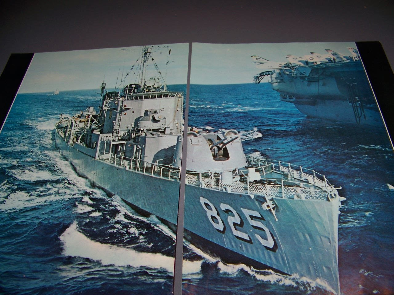 HISTORY..USS CARPENTER (DD-825) & USS MINNEAPOLIS (CA-36) PHOTOS..RARE ...