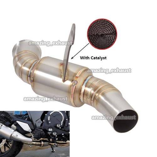 Motorcycle Mid Exhaust Link Pipe Catalyst Replace For CF-Moto CLX 700 ...