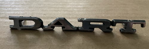 Vintage DODGE DART Car Automobile Script Emblem #81 | eBay