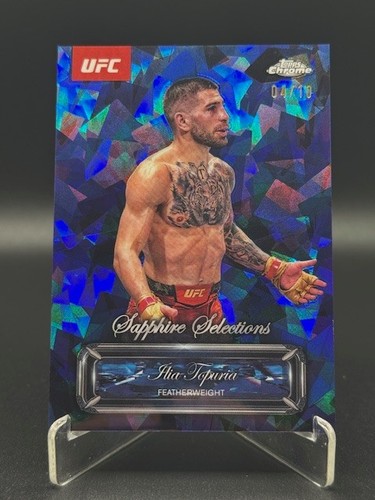 2025 Topps Chrome UFC Ilia Topuria Sapphire Selections Purple #/10 SSP ...