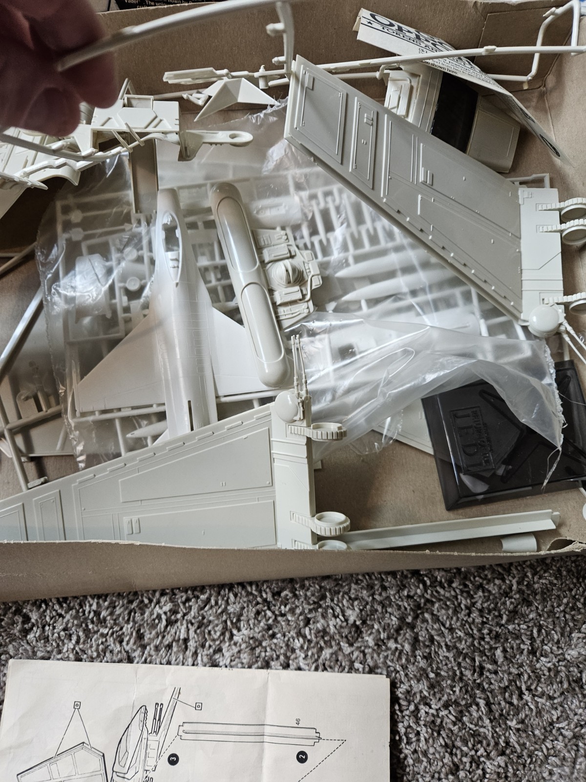 Star Wars Return of The Jedi MPC ERTL Shuttle Tydirium Model Kit 8733 ...