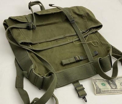 nr. Mint! *DSA-1967 USMC M-1941 OD-7 HAVERSACK FIELD PACK* 100% ...