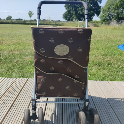 GENUINE Sholley - 4 / 6 Wheels Push Shopping Trolley. | eBay UK