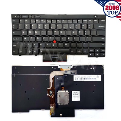 New US Backlit Keyboard w/ Pointer for Thinkpad T430 T430s T530 W530 ...