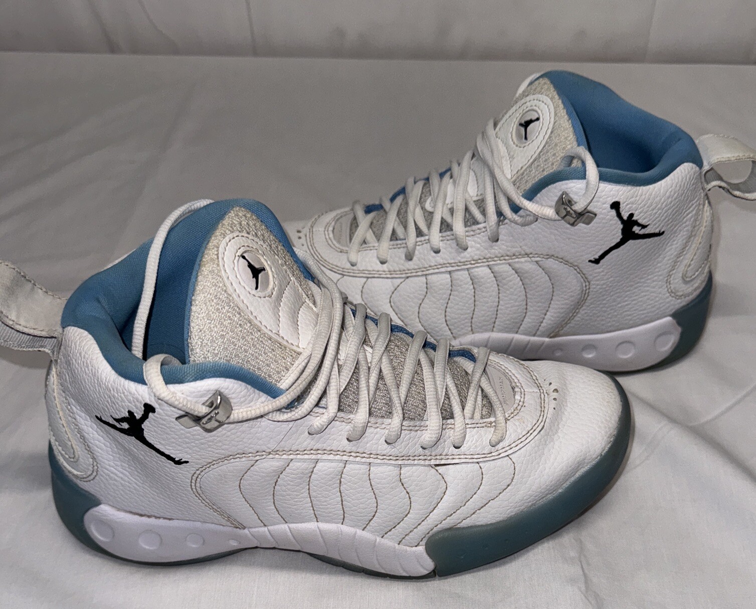 Jordan Men's Air Jumpman Pro White University Blue At… - Gem