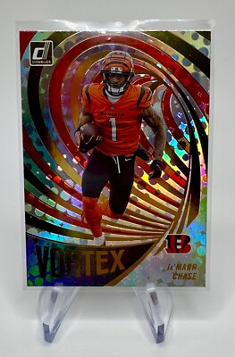 2022 Panini Donruss Ja'Marr Chase Vortex - Cincinnati Bengals | eBay