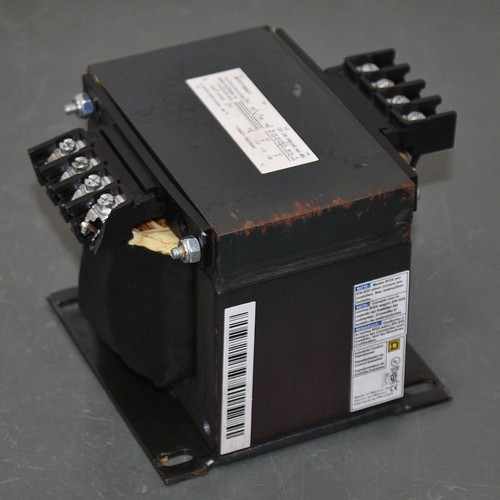 DENTED - Square D Control Transformer 9070T1000D1, 1kVA, 240/480V AC ...