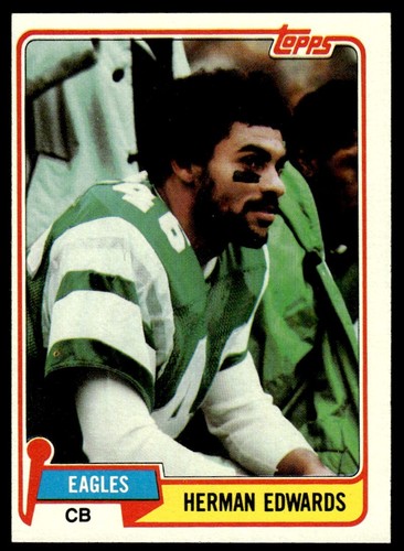 1981 Topps Football Card Herman Edwards Philadelphia Eagles #179 | eBay