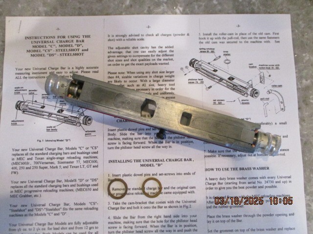 Universal Charge Bar, Mec, Texan, Model "C", Single Stage | eBay