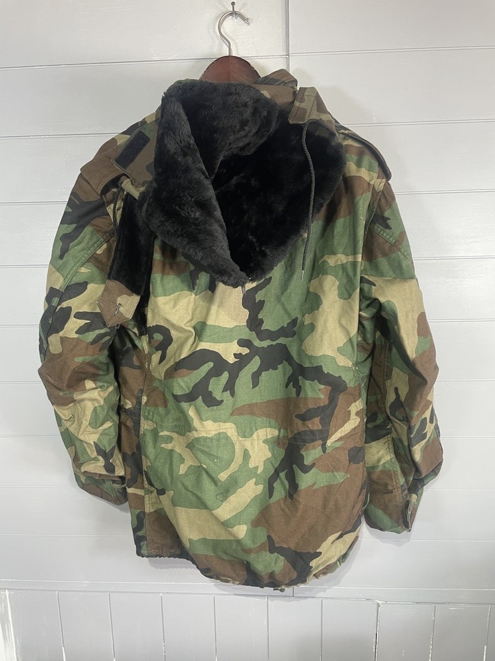US Army M65 Cold Weather Field Jacket Mens Medium Regular Military w ...
