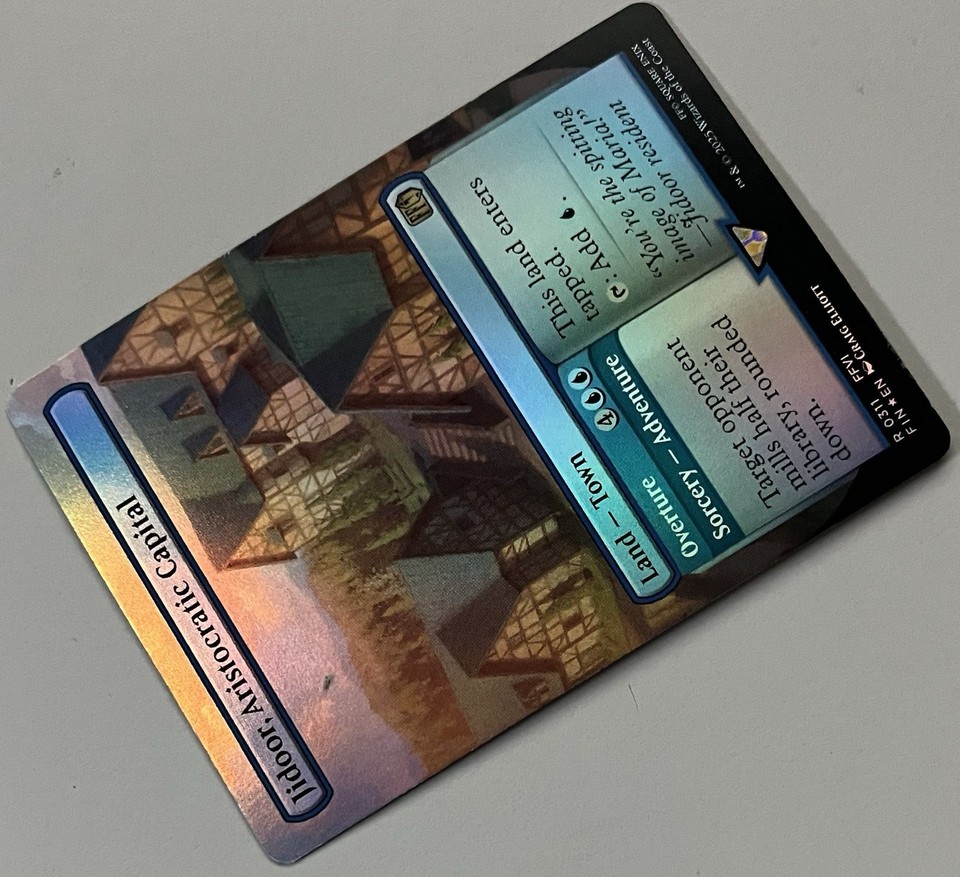 MTG Final Fantasy Jidoor, Aristocratic Capital Land - Town RARE FOIL ...