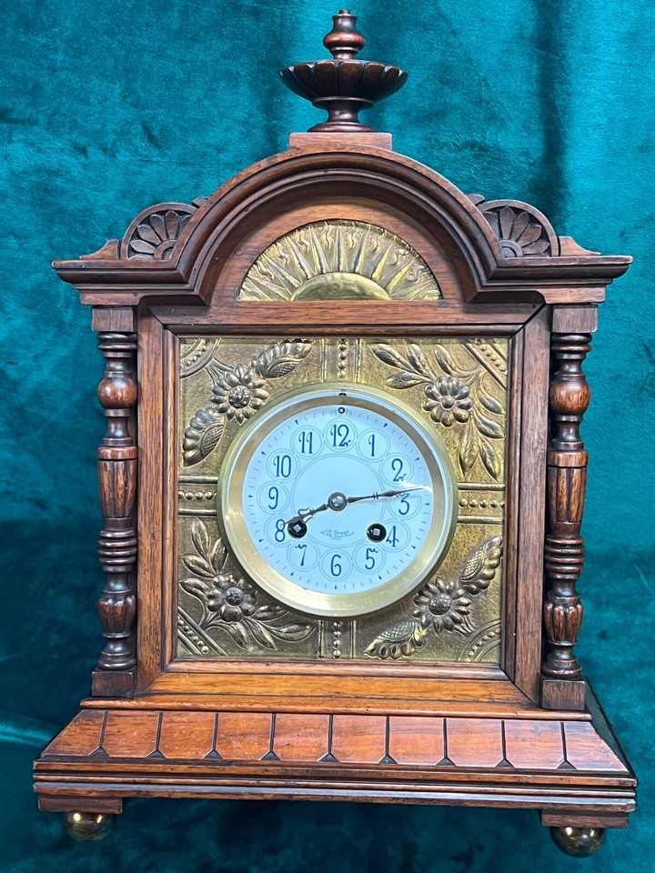 Antique J.W. Benson Mantel Clock, London-Made, Late 19th Century | eBay