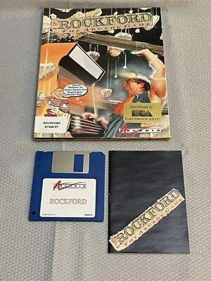 Rockford: The Arcade Game Vintage 1988 Atari ST Floppy Disk FAST FREE ...