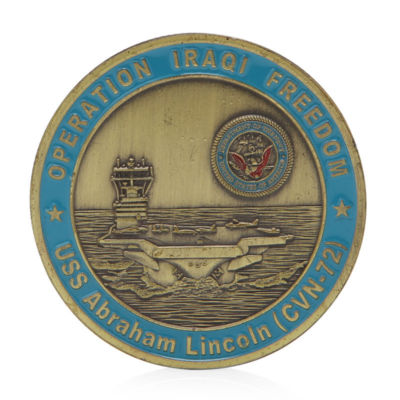 USS ABRAHAM LINCOLN CVN-72 OPERATION IRAQI FREEDOM CHALLENGE COIN | eBay