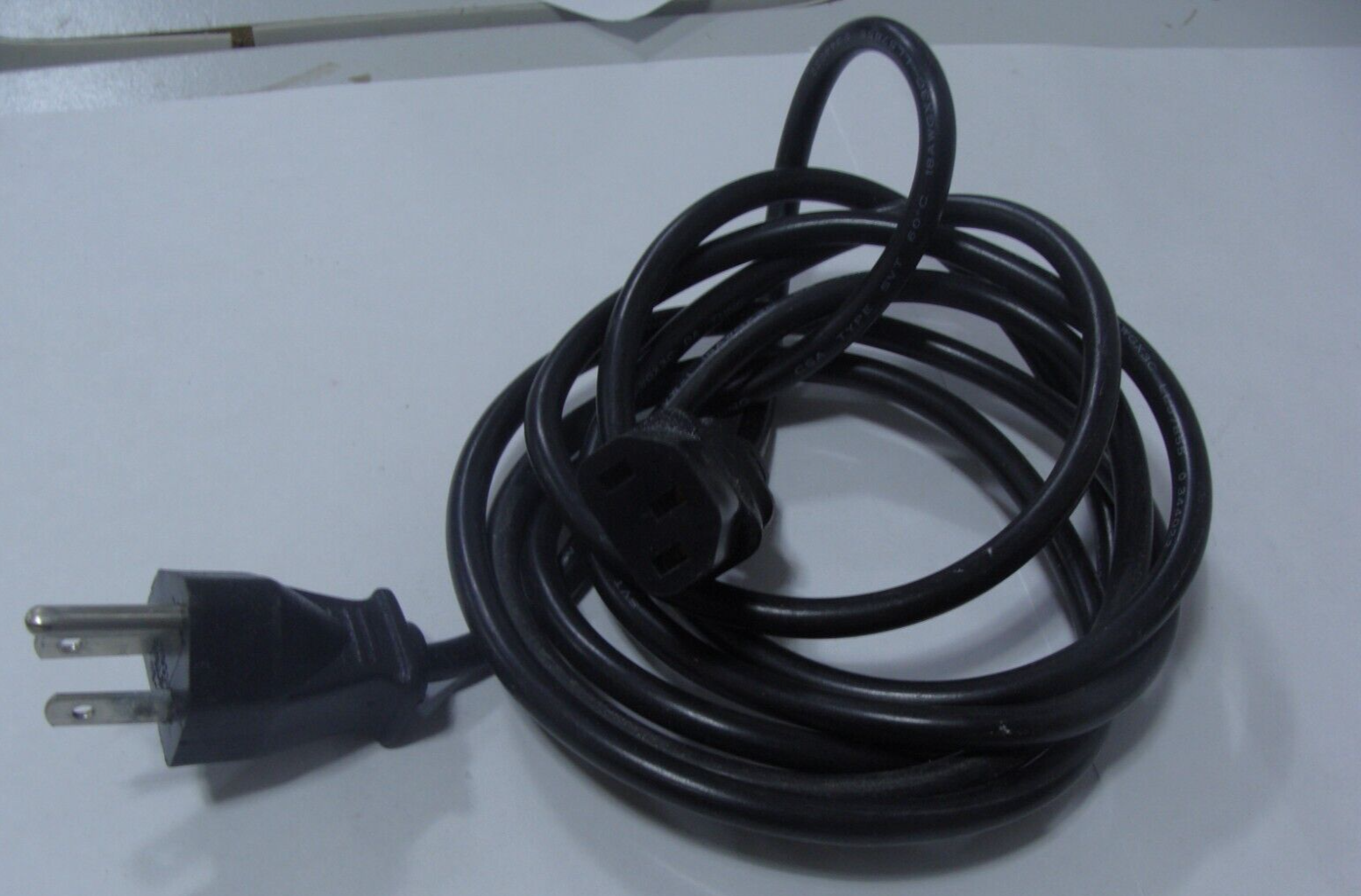 Power Cord AC 6 Foot Cable 3 Prong Standard Desktop Computer Monitor ...