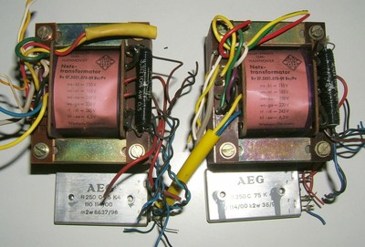2 Telefunken Trafos für Röhrenverstärker tubes 245V, 6,3V | eBay