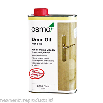 Osmo Door Oil 1 litre 3060 Clear Satin - For internal Doors & Joinery ...