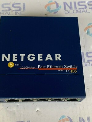 NETGEAR 5 PORT 10/100 SWITCH FS105 v2 | eBay