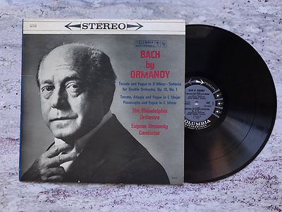 Eugene Ormandy Bach The Philadelphia Orchestra LP Record MS6180 Columbia | eBay