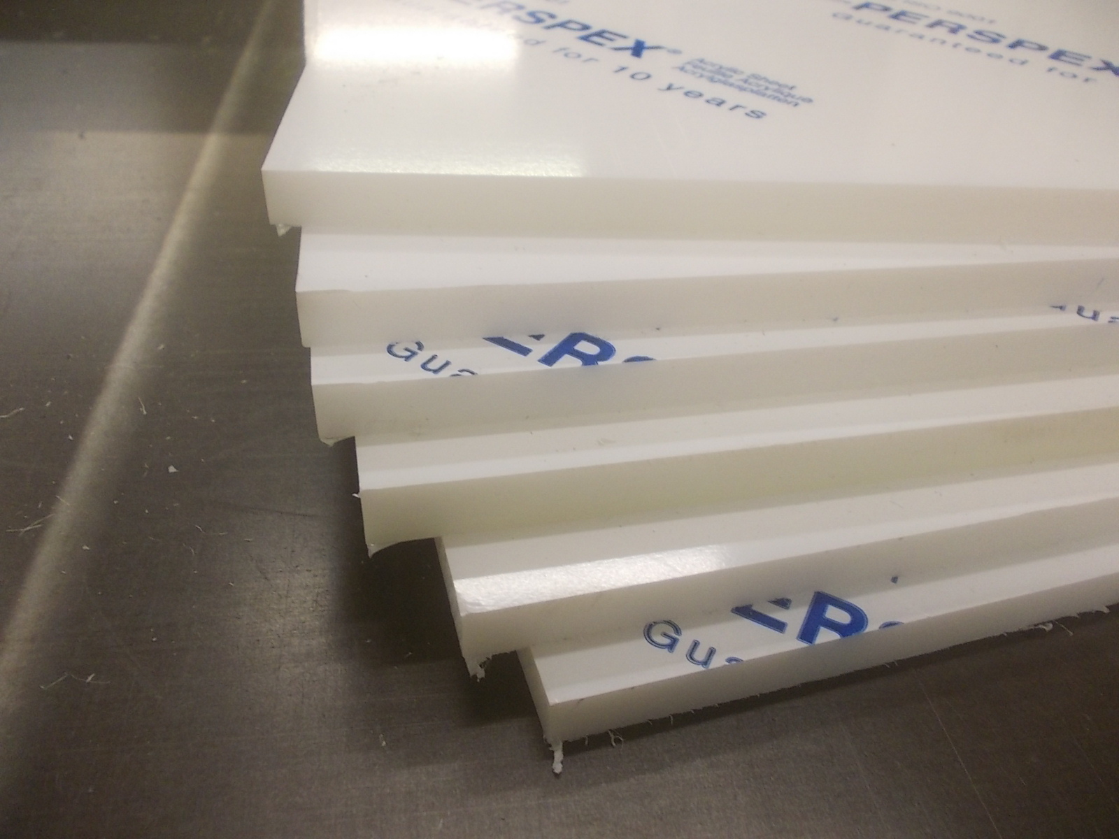 10 mm Opal Perspex Acrylic Sheet Plastic Material Light box Difuser A5 ...