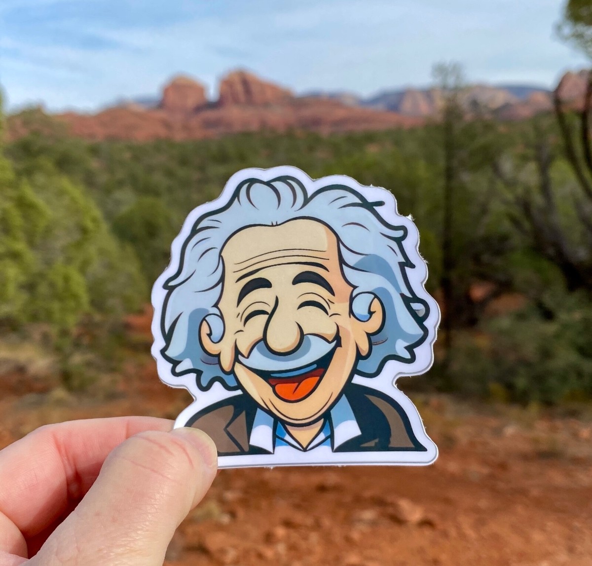 Cute Albert Einstein Cartoon